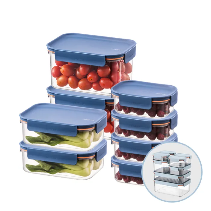 [29CM단독] 락앤락 비스프리 모듈러 플러스 직사각 밀폐용기 8종세트(260ml 4P+910ml 2P+1.5L 2P) - 감도 깊은 취향 셀렉트샵 29CM