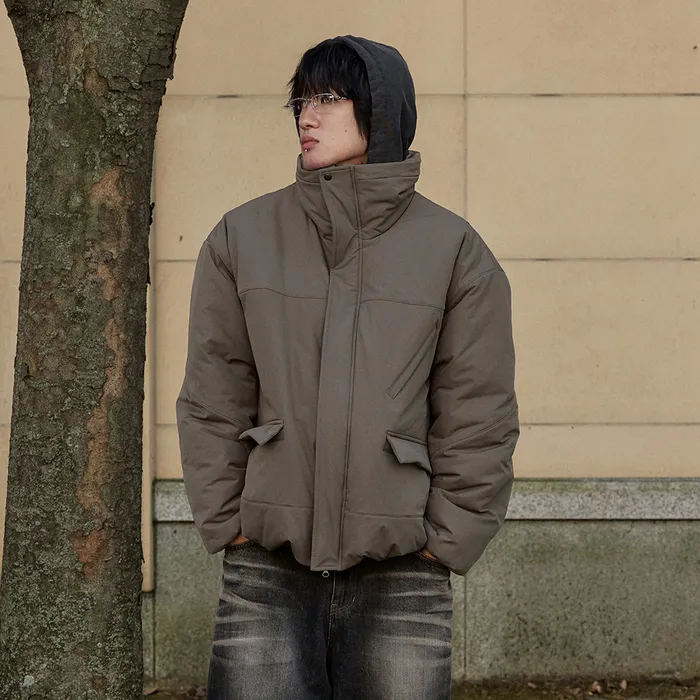 high neck padding jumper (olive) - 감도 깊은 취향 셀렉트샵 29CM