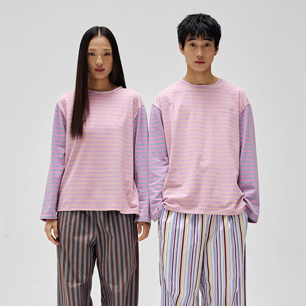 [29CM 단독] 트윈 슬리브 티셔츠_핑크 스트라이프 2SIZES - 감도 깊은 취향 셀렉트샵 29CM