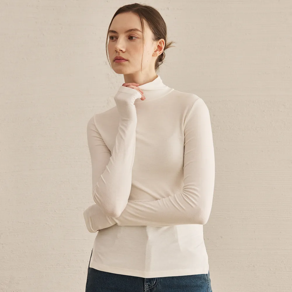 Turtleneck Warmer T-Shirts - Ivory - 감도 깊은 취향 셀렉트샵 29CM