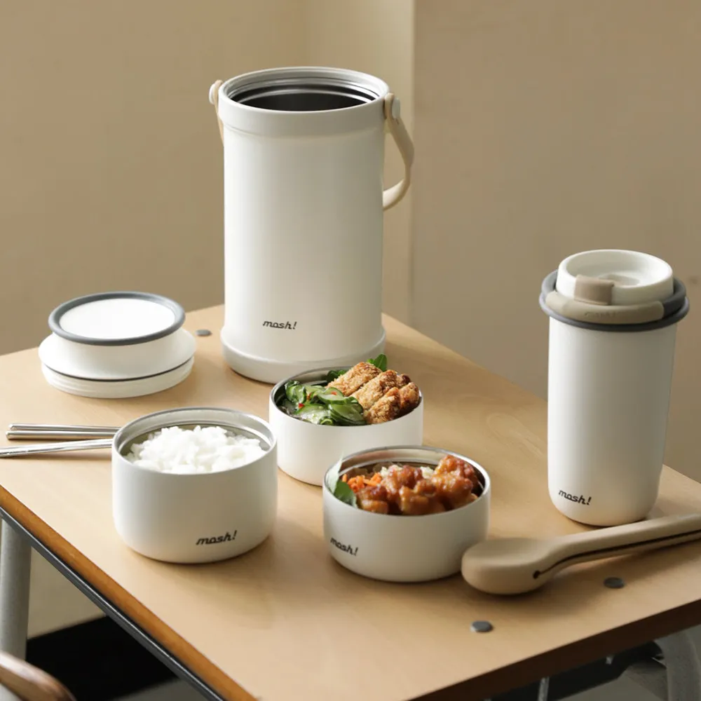 모슈 스테인리스 일체형 진공 보온 도시락 1.8L - 감도 깊은 취향 셀렉트샵 29CM