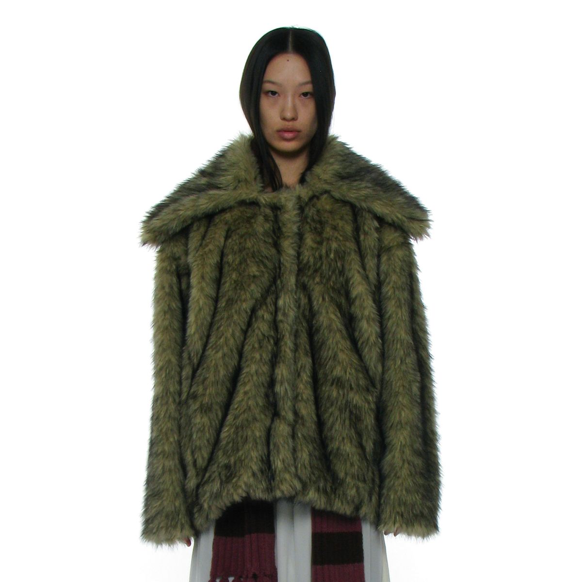 WIDE COLLAR HAIRY FUR COAT_MIX BEIGE - 감도 깊은 취향 셀렉트샵 29CM