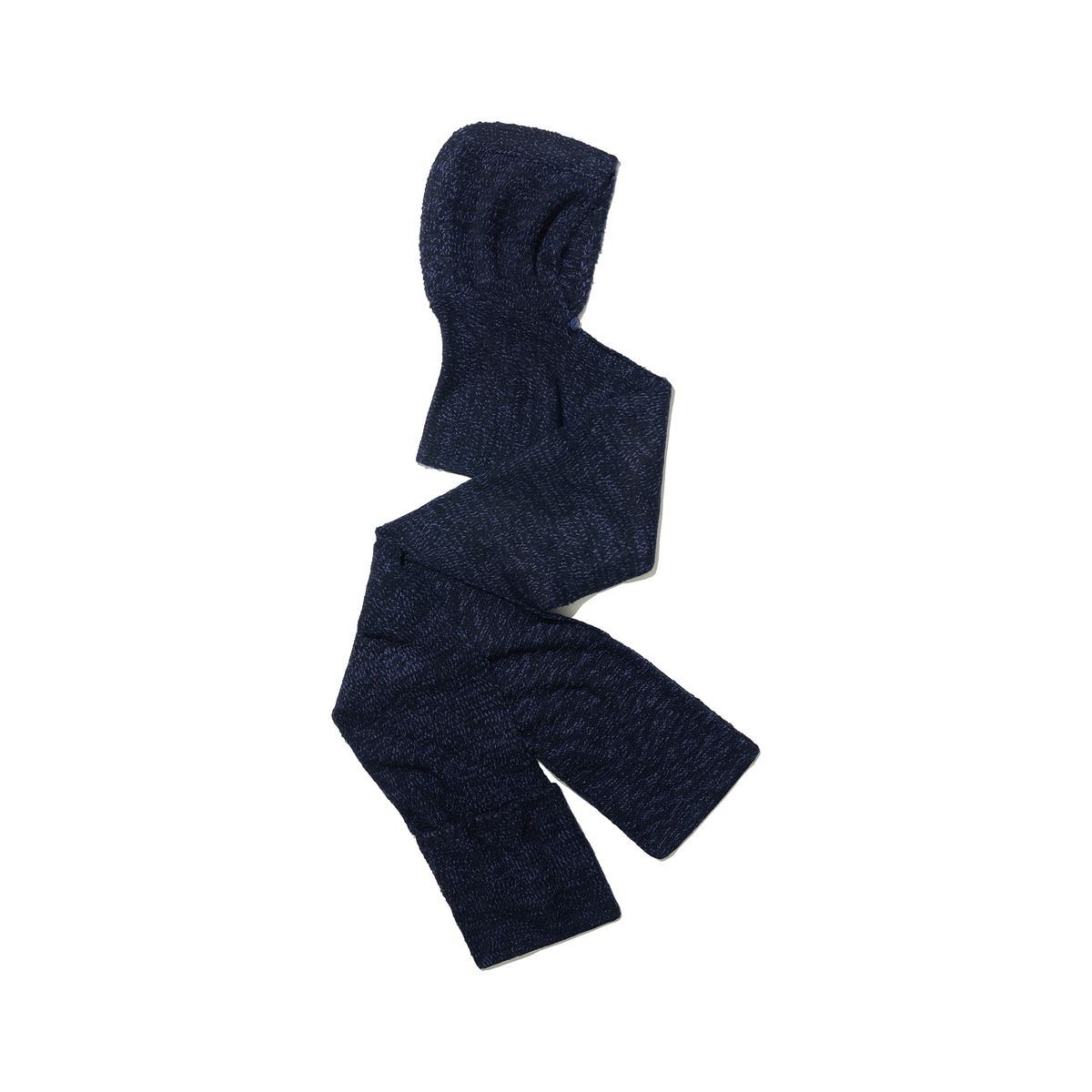 HOODED POCKET KNIT MUFFLER_NAVY - 감도 깊은 취향 셀렉트샵 29CM