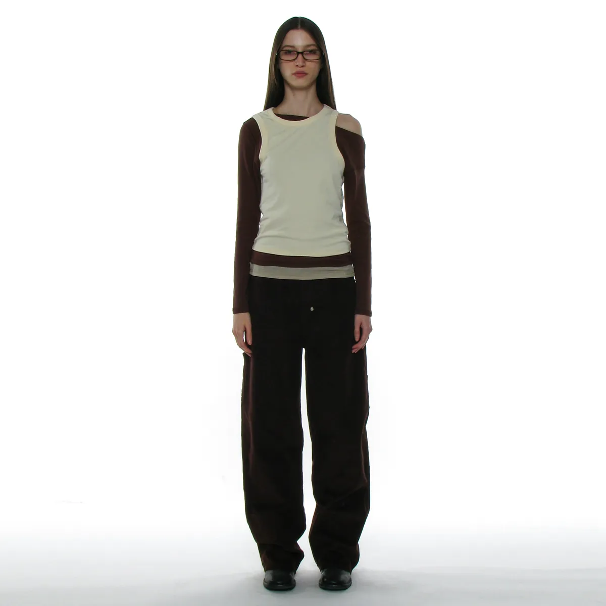 CORDUROY POCKET POINTED WORK PANTS_BROWN - 감도 깊은 취향 셀렉트샵 29CM