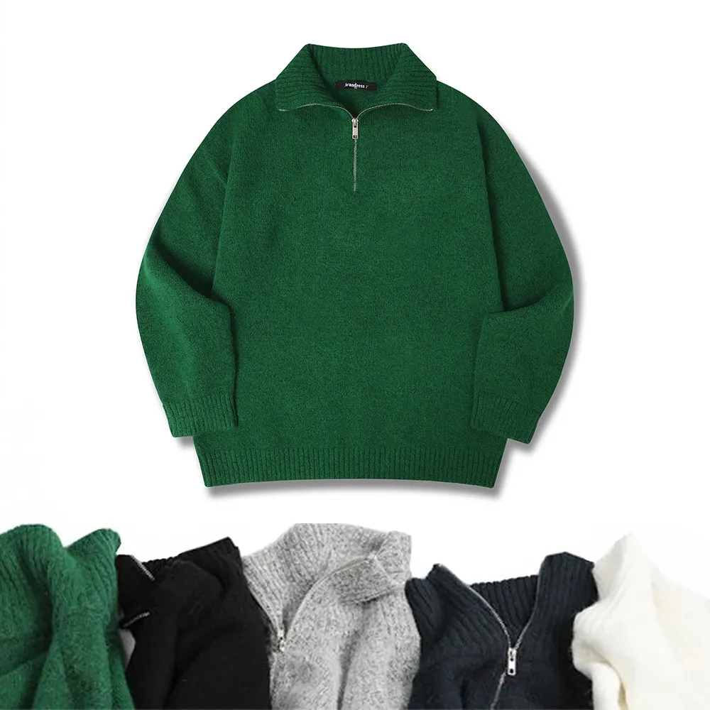 Angora Half Zip-Up Knit - 5 COL - 감도 깊은 취향 셀렉트샵 29CM