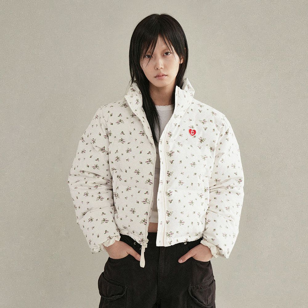 SIGANATURE HEART DUCK DOWN PUFFER [FLOWER] - 감도 깊은 취향 셀렉트샵 29CM