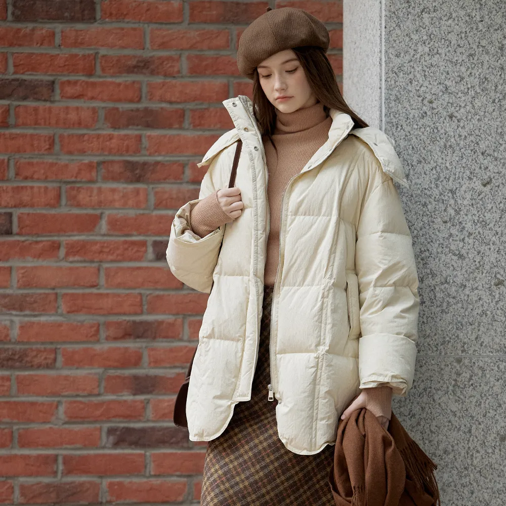 JAKE hoodie duck down padding_IVORY - 감도 깊은 취향 셀렉트샵 29CM