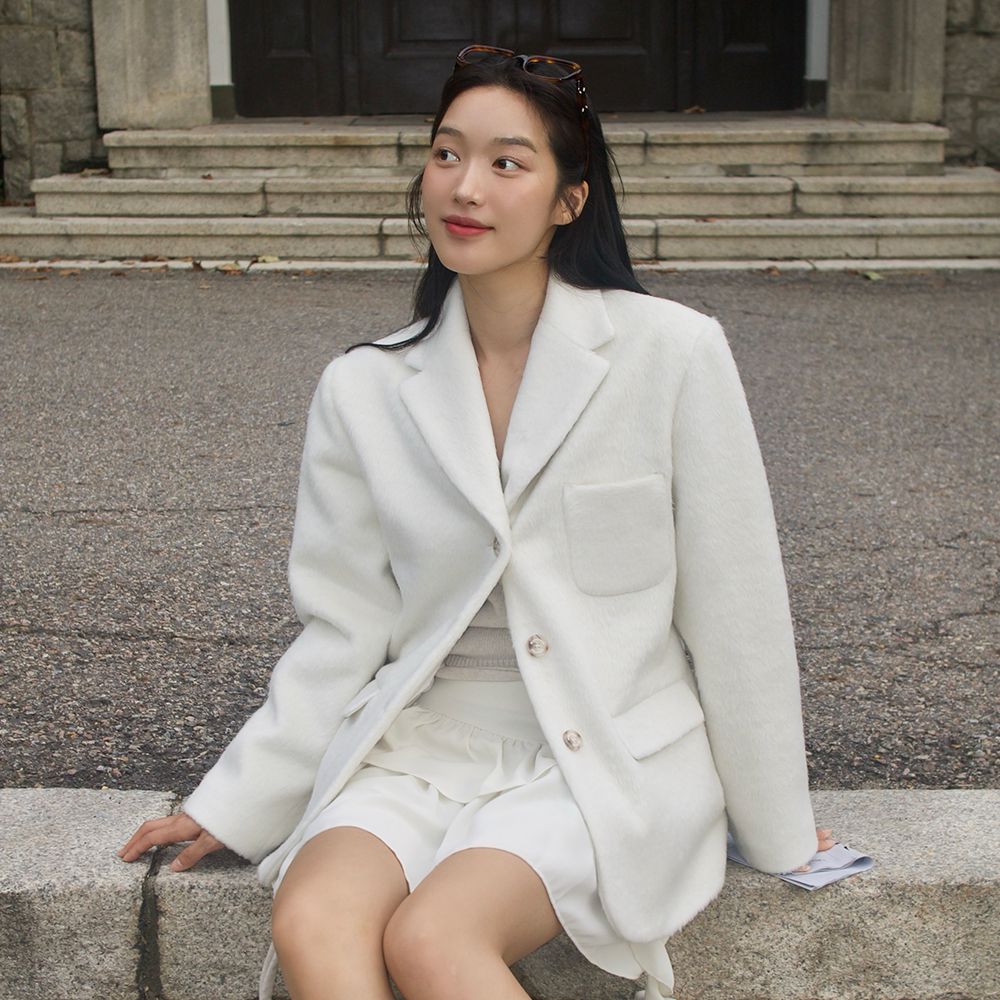 [29CM 단독][2차 리오더][신유정 착용] HAIRY WOOL JACKET (IVORY) - 감도 깊은 취향 셀렉트샵 29CM