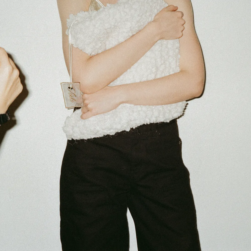 Puppy dumble bag (ivory) - 감도 깊은 취향 셀렉트샵 29CM