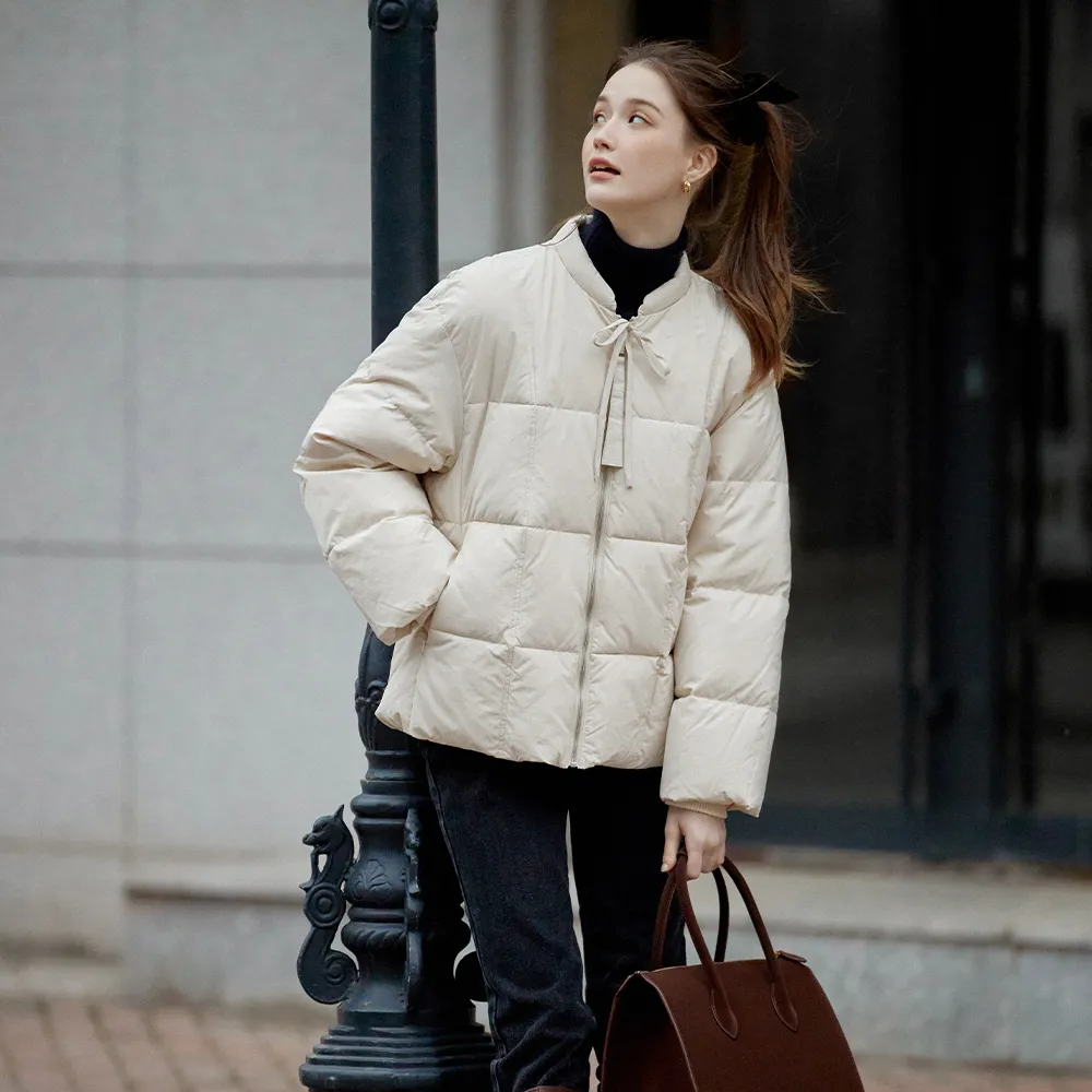 [3차 리오더] MIRIAM ribbon down padding_ivory - 감도 깊은 취향 셀렉트샵 29CM
