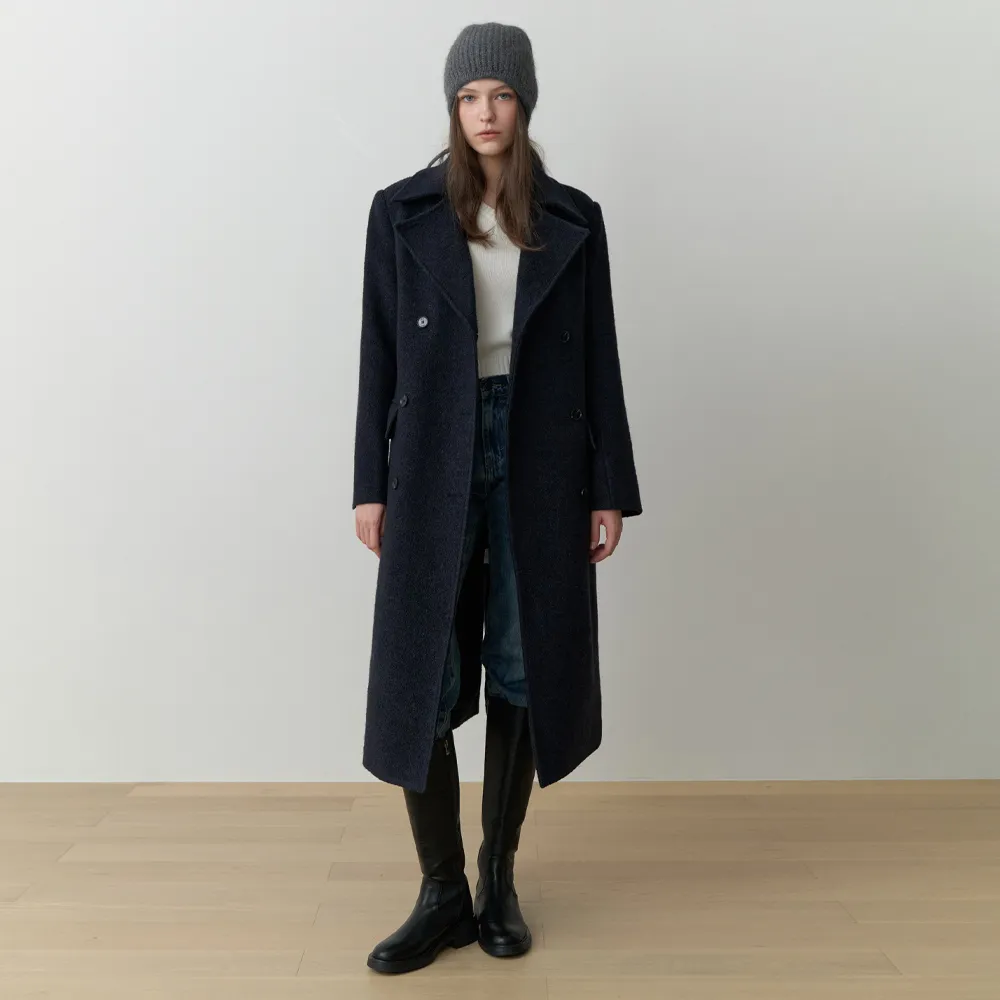 Note double wool coat (navy) - 감도 깊은 취향 셀렉트샵 29CM
