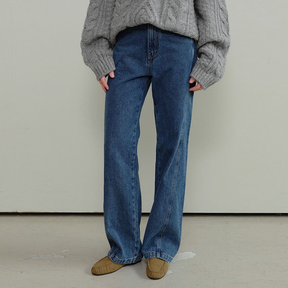 Deep blue line wide denim - 감도 깊은 취향 셀렉트샵 29CM