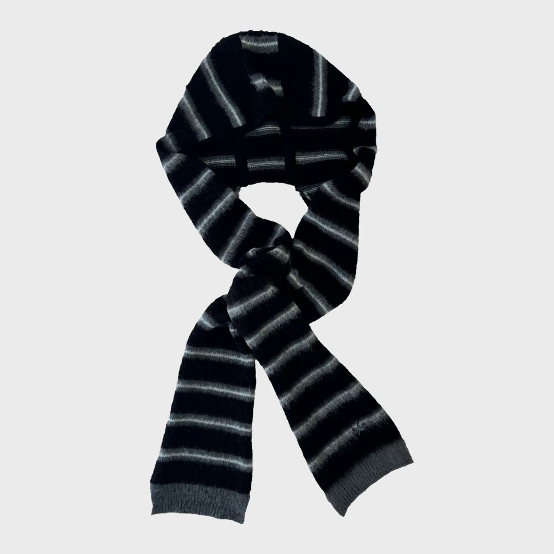 TCM mohair hood muffler (black) - 감도 깊은 취향 셀렉트샵 29CM