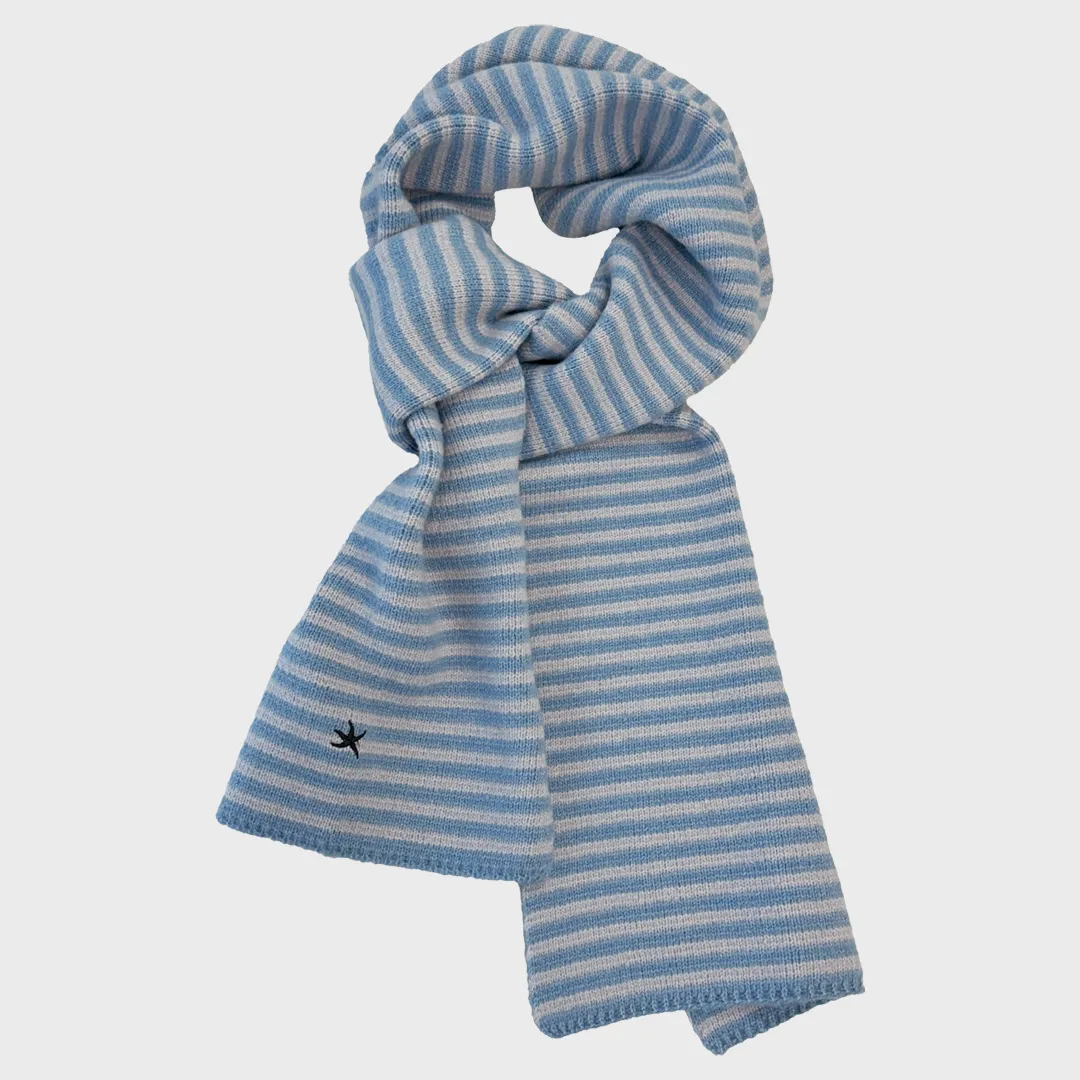 TCM mini logo stripe muffler (sky blue/grey) - 감도 깊은 취향 셀렉트샵 29CM