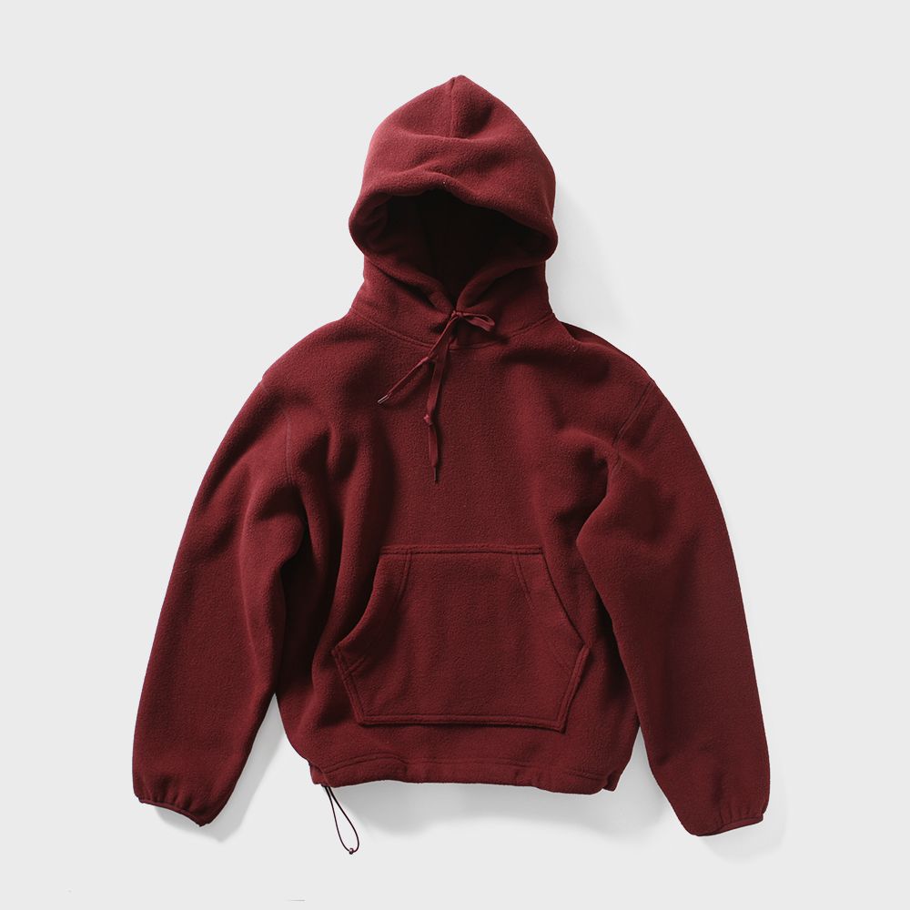 TE4-TS03 플리스 후드-와인 - 감도 깊은 취향 셀렉트샵 29CM