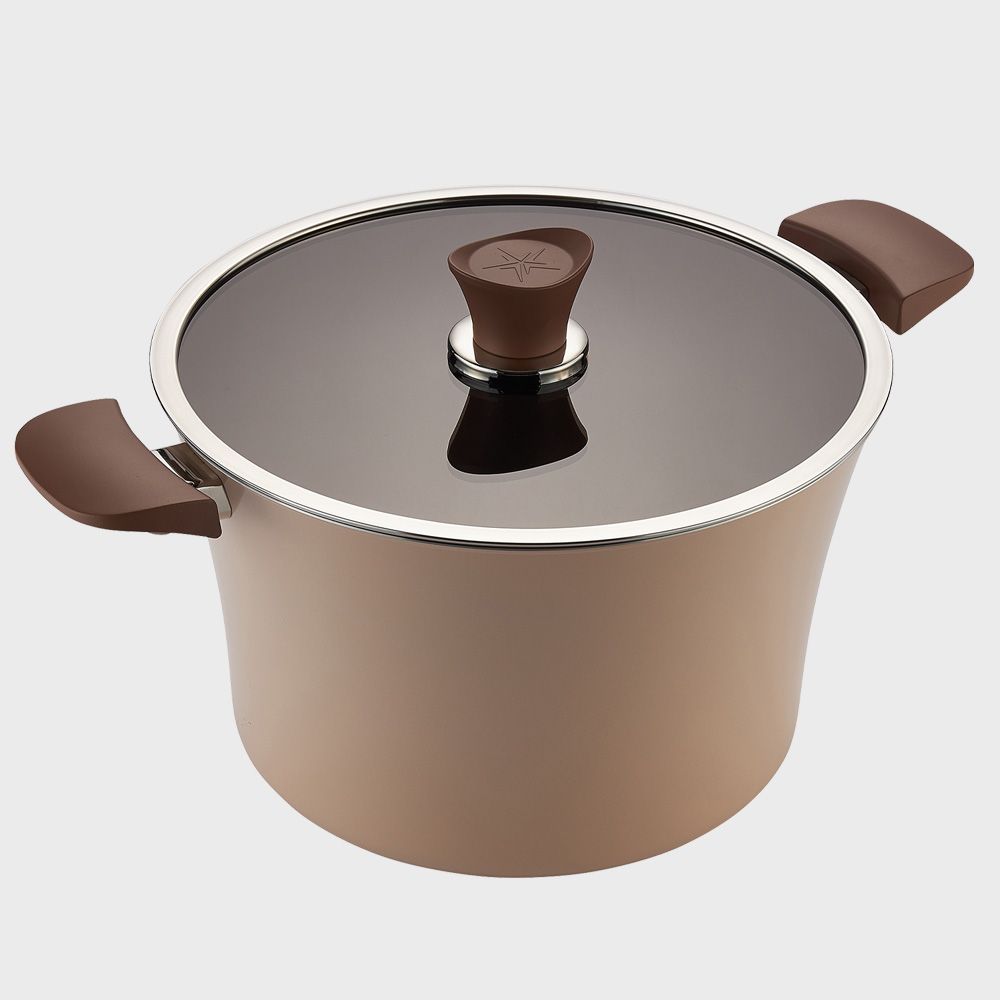 [본사직영] HC해피콜 이든 곰솥냄비 IH 28cm (아몬드 베이지) - 감도 깊은 취향 셀렉트샵 29CM