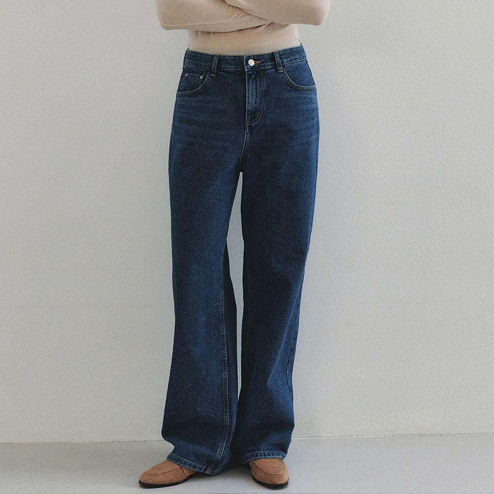 Straight Long Leg Denim Pants (Blue) - 감도 깊은 취향 셀렉트샵 29CM