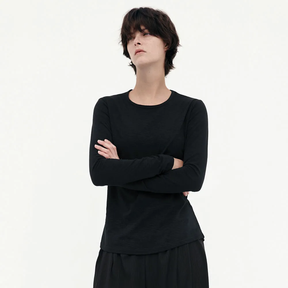 베이직 슬럽 티셔츠 DEVI-T0117-블랙 - 감도 깊은 취향 셀렉트샵 29CM