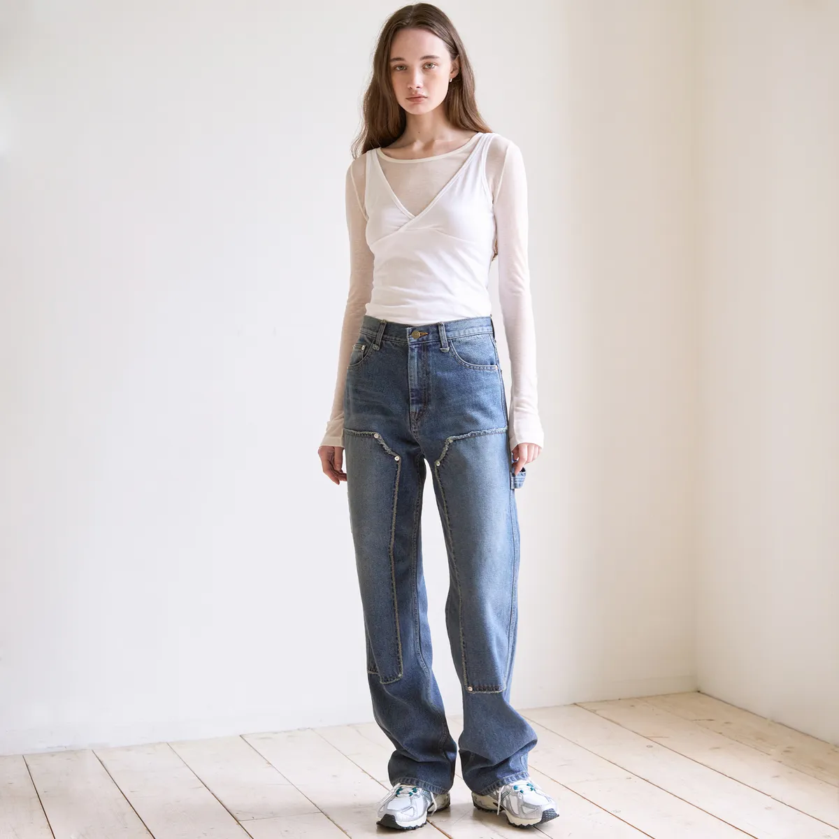 Bruno Raw Edge Painter Denim (Midnight Blue) - 감도 깊은 취향 셀렉트샵 29CM