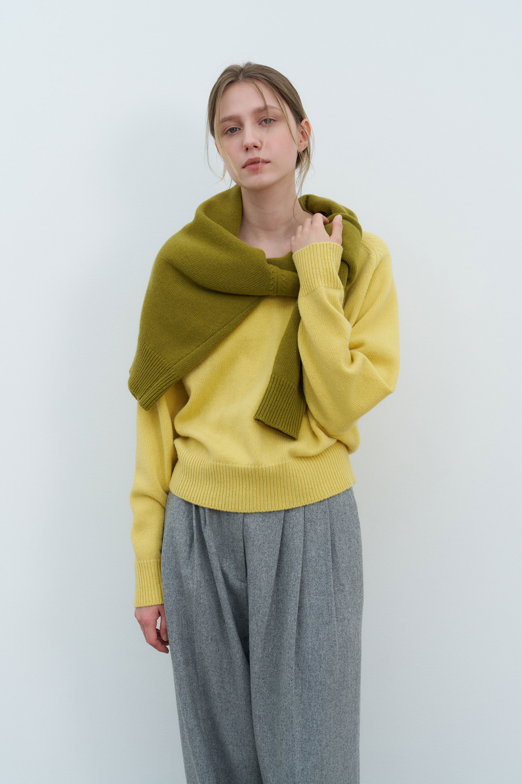 Cashmere V-Neck Knit (Lemon) - 감도 깊은 취향 셀렉트샵 29CM