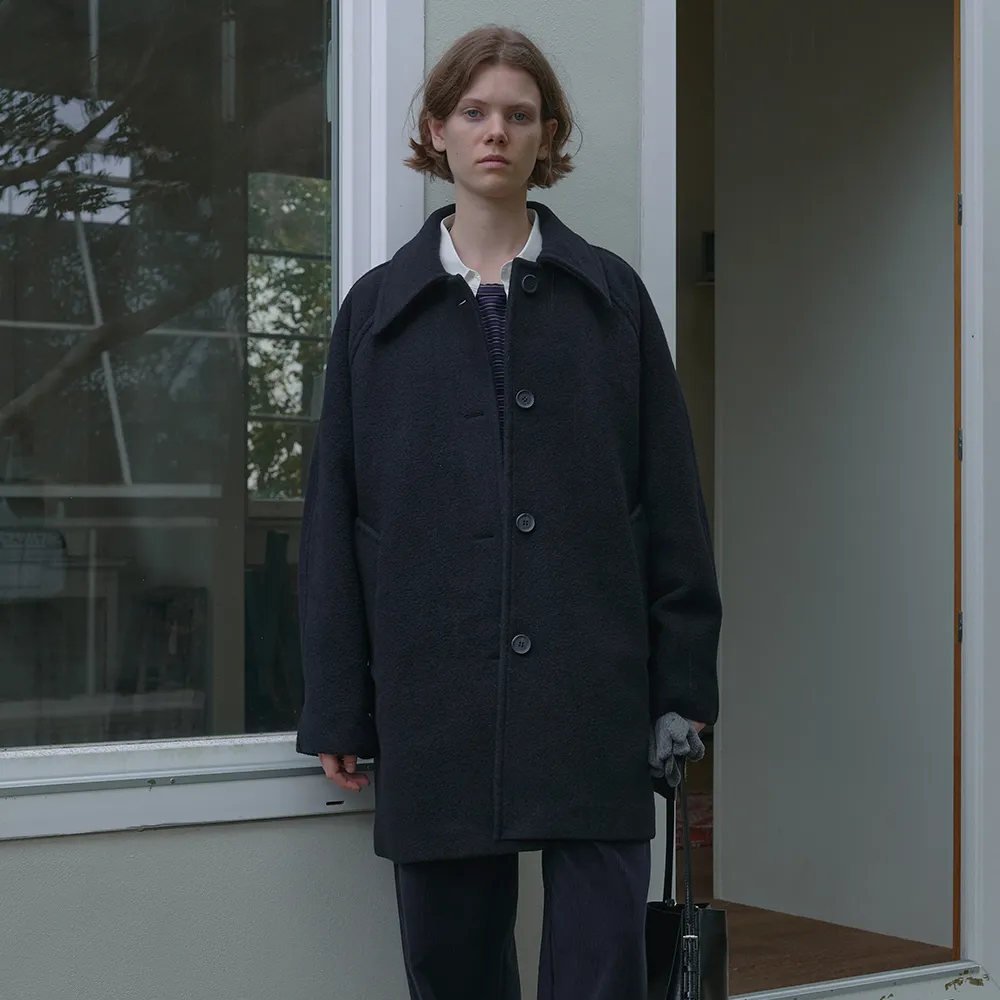 [29CM 단독] WOOL HALF COAT (NAVY) - 감도 깊은 취향 셀렉트샵 29CM