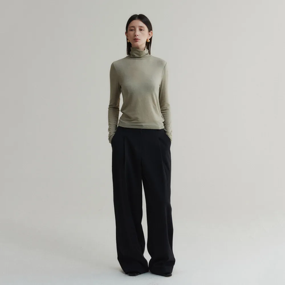 Tencel Span Turtle Neck Top - Mint - 감도 깊은 취향 셀렉트샵 29CM