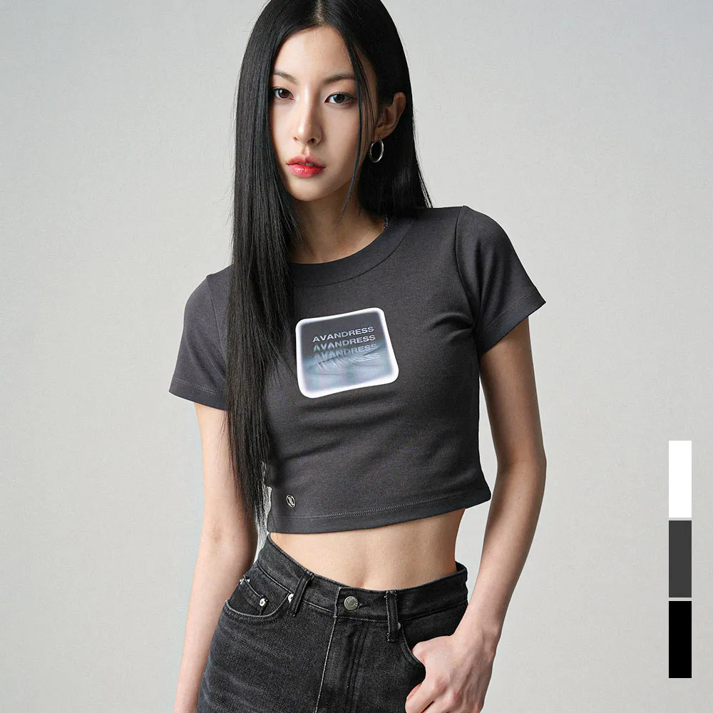 1988 Ripply Crop T-shirt - 3COL - 감도 깊은 취향 셀렉트샵 29CM