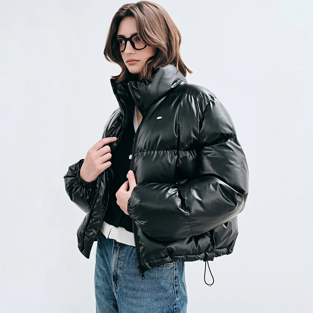 GLOSSY COLORING CROP PUFFER PADDING_4COLOR - 감도 깊은 취향 셀렉트샵 29CM