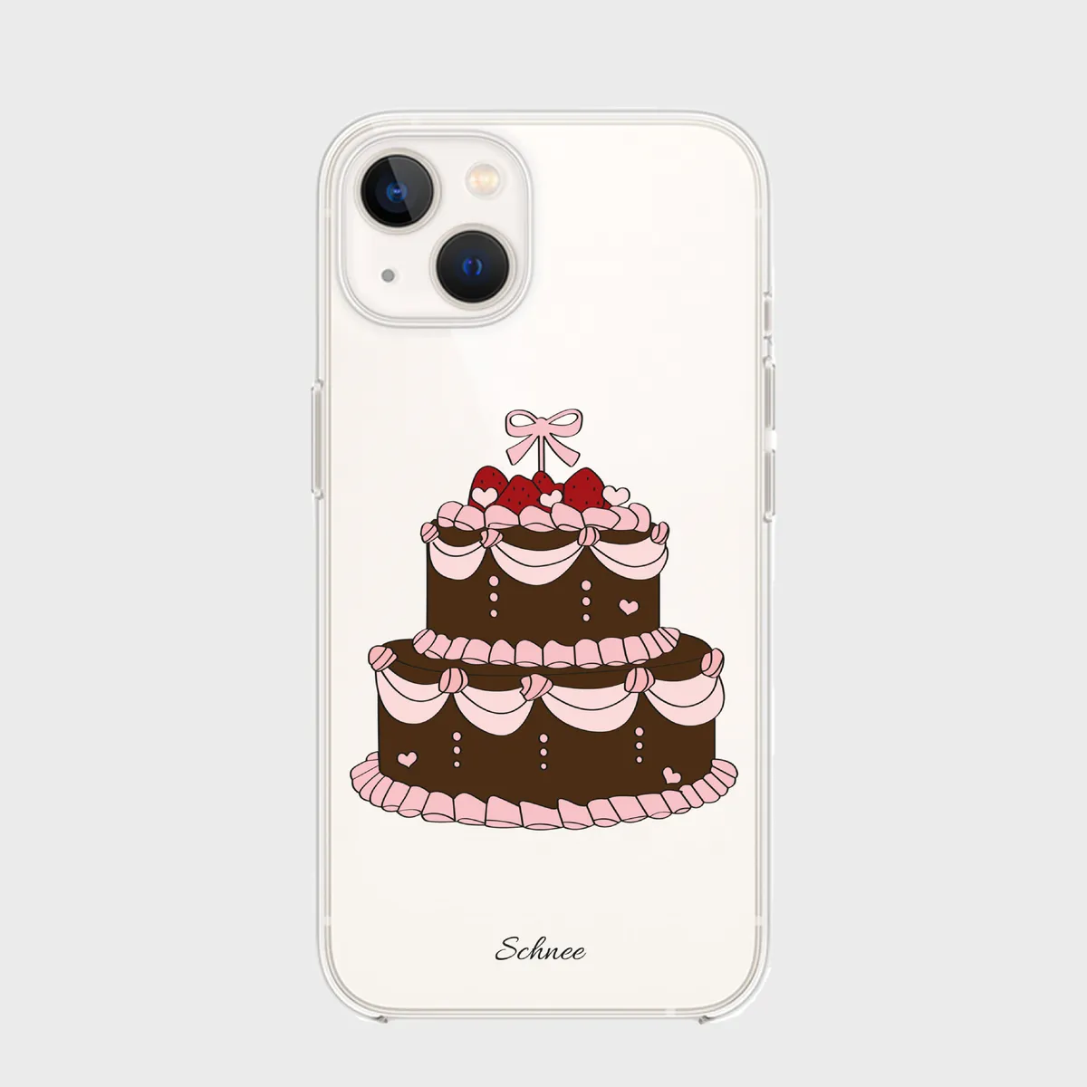 (에폭시 범퍼 / 젤하드 / 하드 케이스) Holiday Cake phone case - Choco - 감도 깊은 취향 셀렉트샵 ...