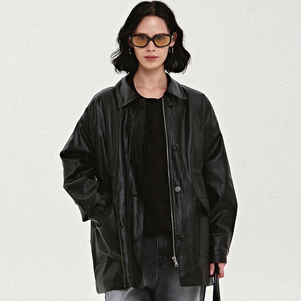 CLASSIC STRING MIDI LEATHER PADDING_BLACK - 감도 깊은 취향 셀렉트샵 29CM