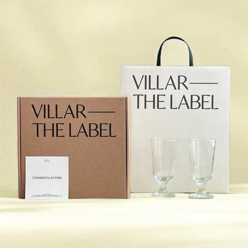 빌라더레이블 소프티 롱 글라스 GIFT SET (쇼핑백&메시지카드 포함) - 감도 깊은 취향 셀렉트샵 29CM