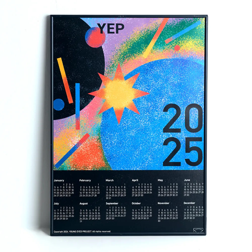 YEP 2025 CALENDAR POSTER - 감도 깊은 취향 셀렉트샵 29CM