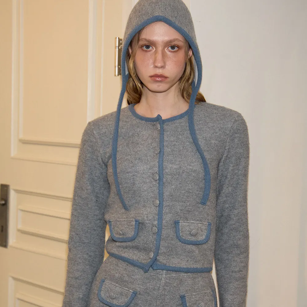 Line Point Knit Cardigan_ Gray - 감도 깊은 취향 셀렉트샵 29CM