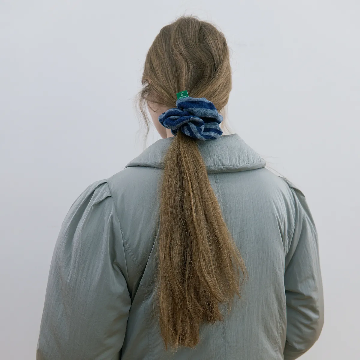 150. Stripe knit scrunch _ Navy - 감도 깊은 취향 셀렉트샵 29CM