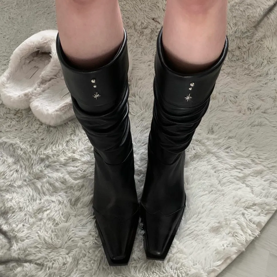 Prism wrinkle boots (black) - 감도 깊은 취향 셀렉트샵 29CM
