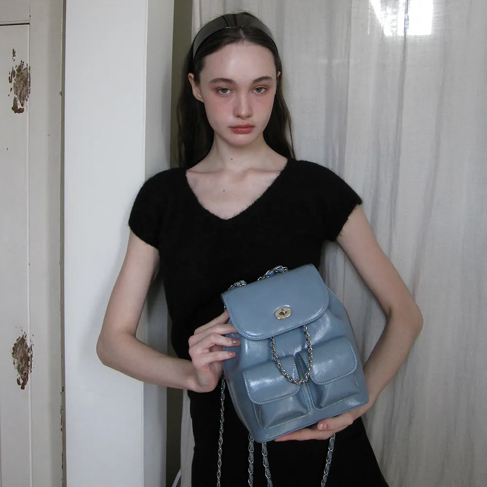 lily backpack-vintage blue - 감도 깊은 취향 셀렉트샵 29CM