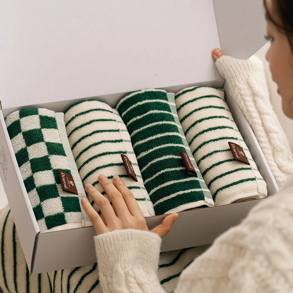 숲숲 수건_4P(패키지포장) - 감도 깊은 취향 셀렉트샵 29CM