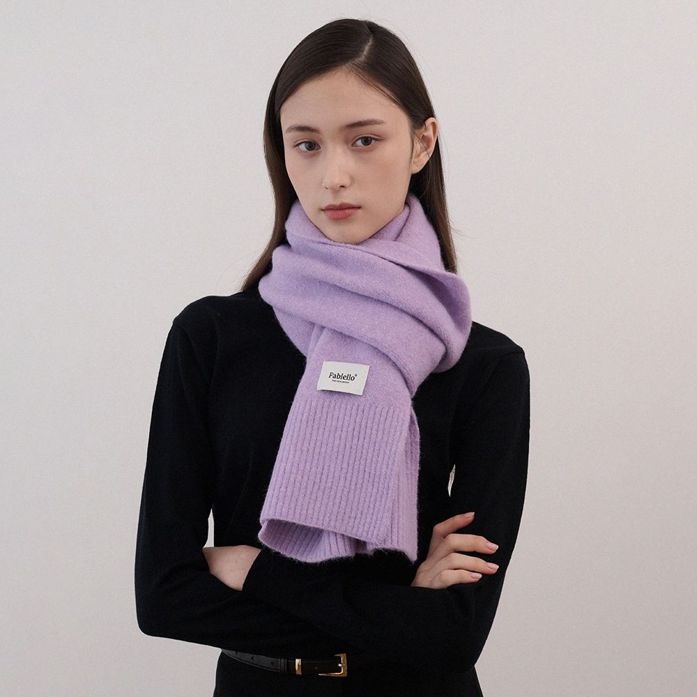 Lavi knit muffler (lavender) - 감도 깊은 취향 셀렉트샵 29CM