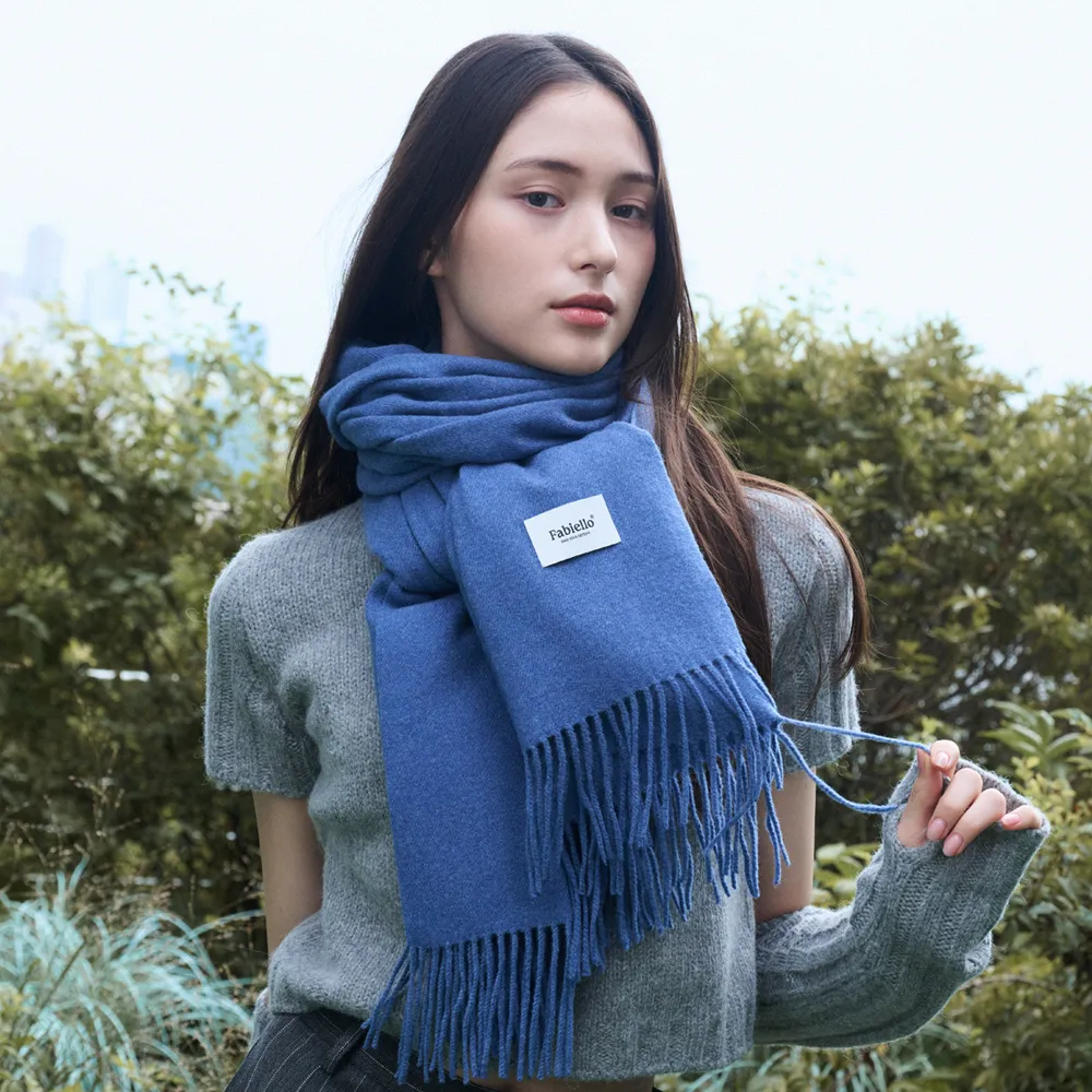 Wool touch estoni muffler (dusty blue) - 감도 깊은 취향 셀렉트샵 29CM