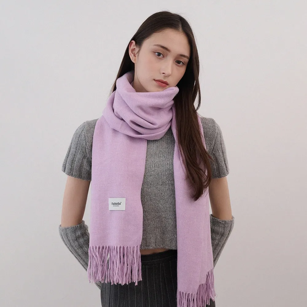 Wool touch estoni muffler (lavender) - 감도 깊은 취향 셀렉트샵 29CM