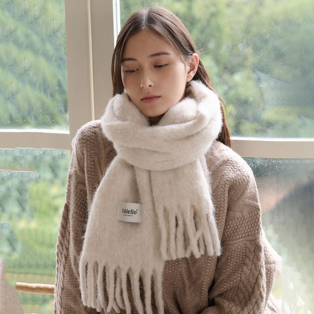 Wool candy muffler (ivory) - 감도 깊은 취향 셀렉트샵 29CM