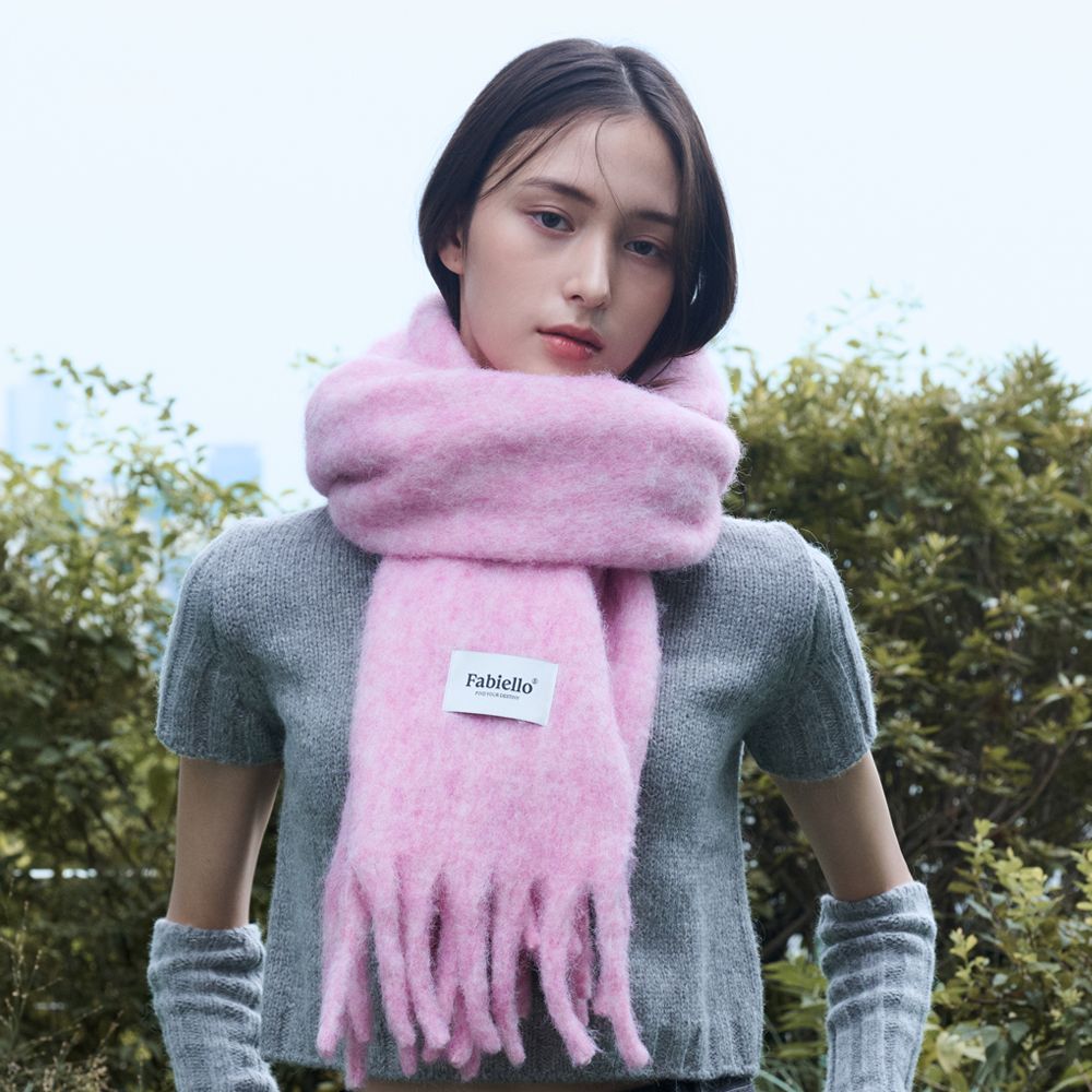 Wool candy muffler (ilac pink) - 감도 깊은 취향 셀렉트샵 29CM