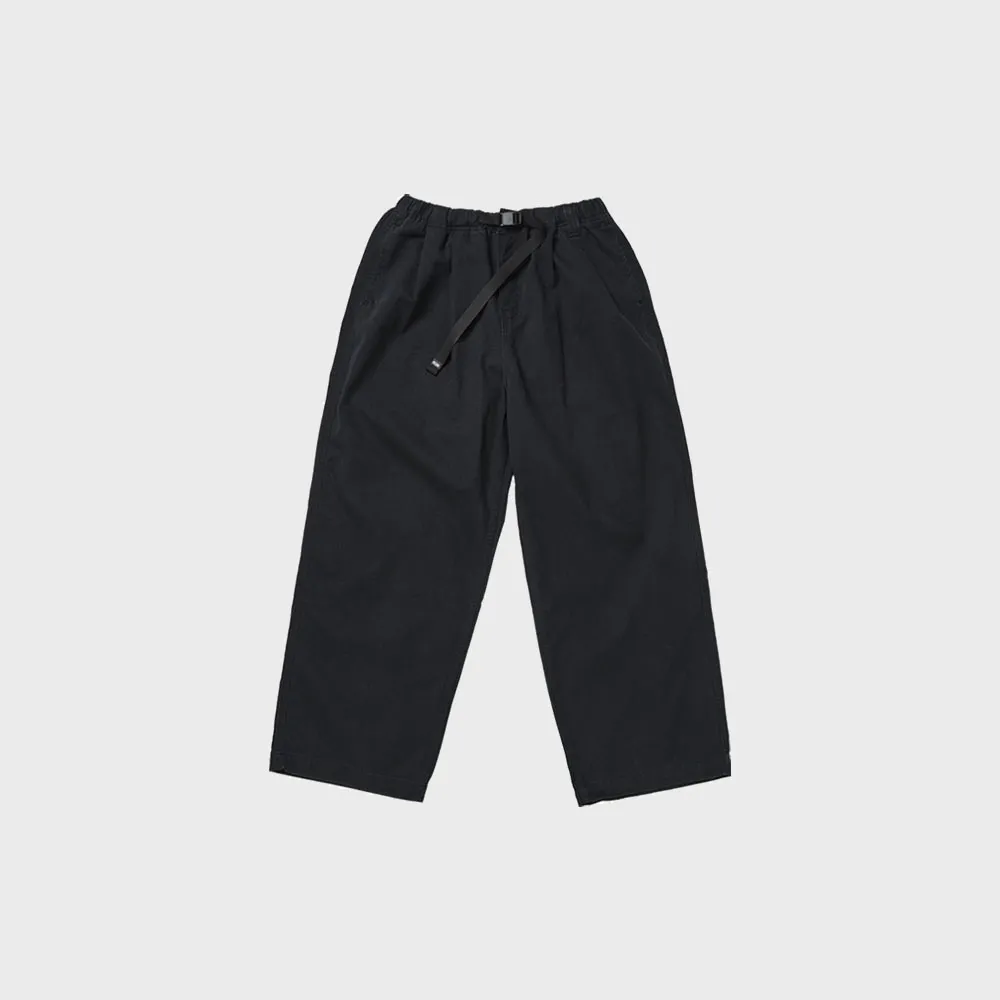 TWO TUCK COTTON WIDE PANTS : BLACK - 감도 깊은 취향 셀렉트샵 29CM