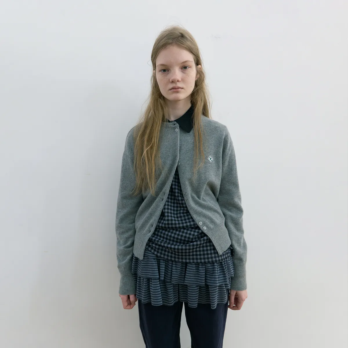 [11월 12일 예약발송]cashmere wool button cardigan _ Melange grey - 감도 깊은 취향 ...