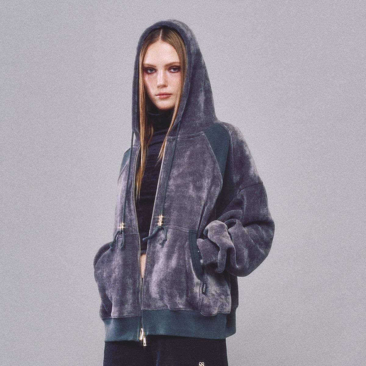 COY BULKY HOODED ZIP-UP_CHARCOAL - 감도 깊은 취향 셀렉트샵 29CM