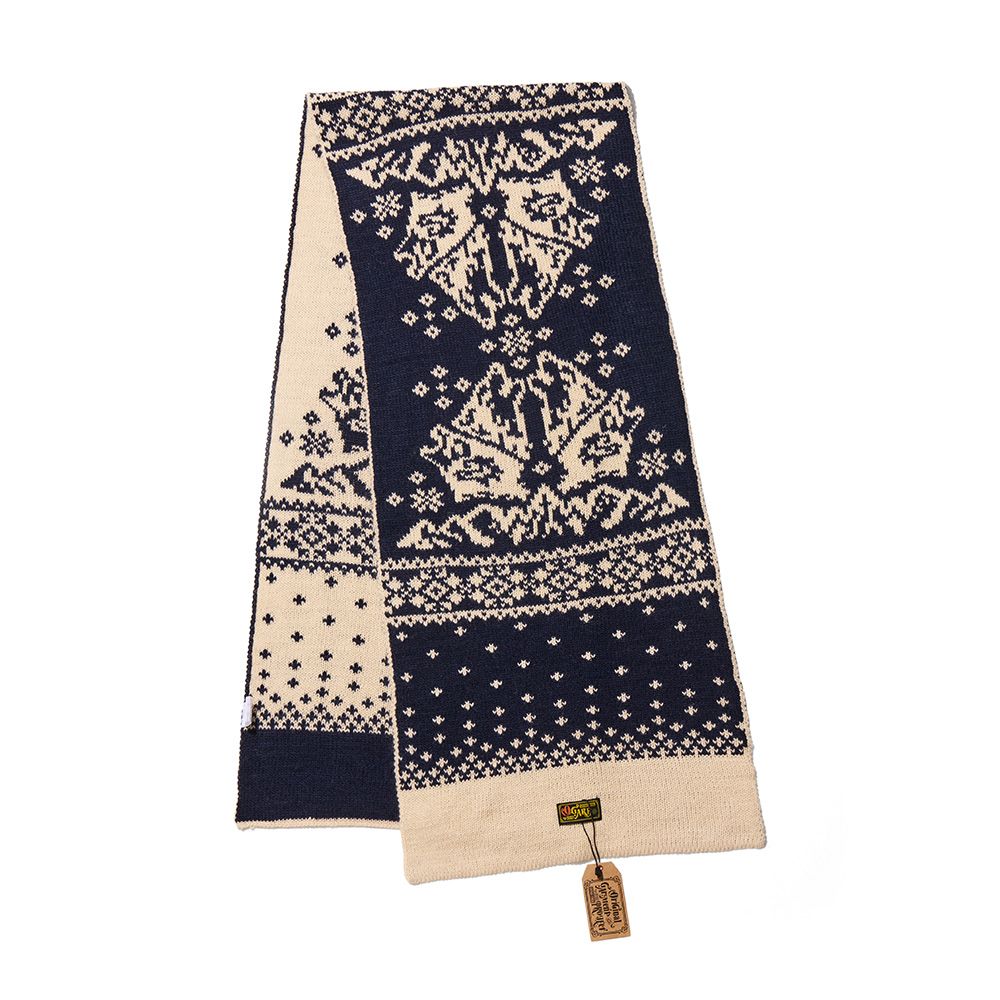 Wolf Cowichan Muffler Navy - 감도 깊은 취향 셀렉트샵 29CM