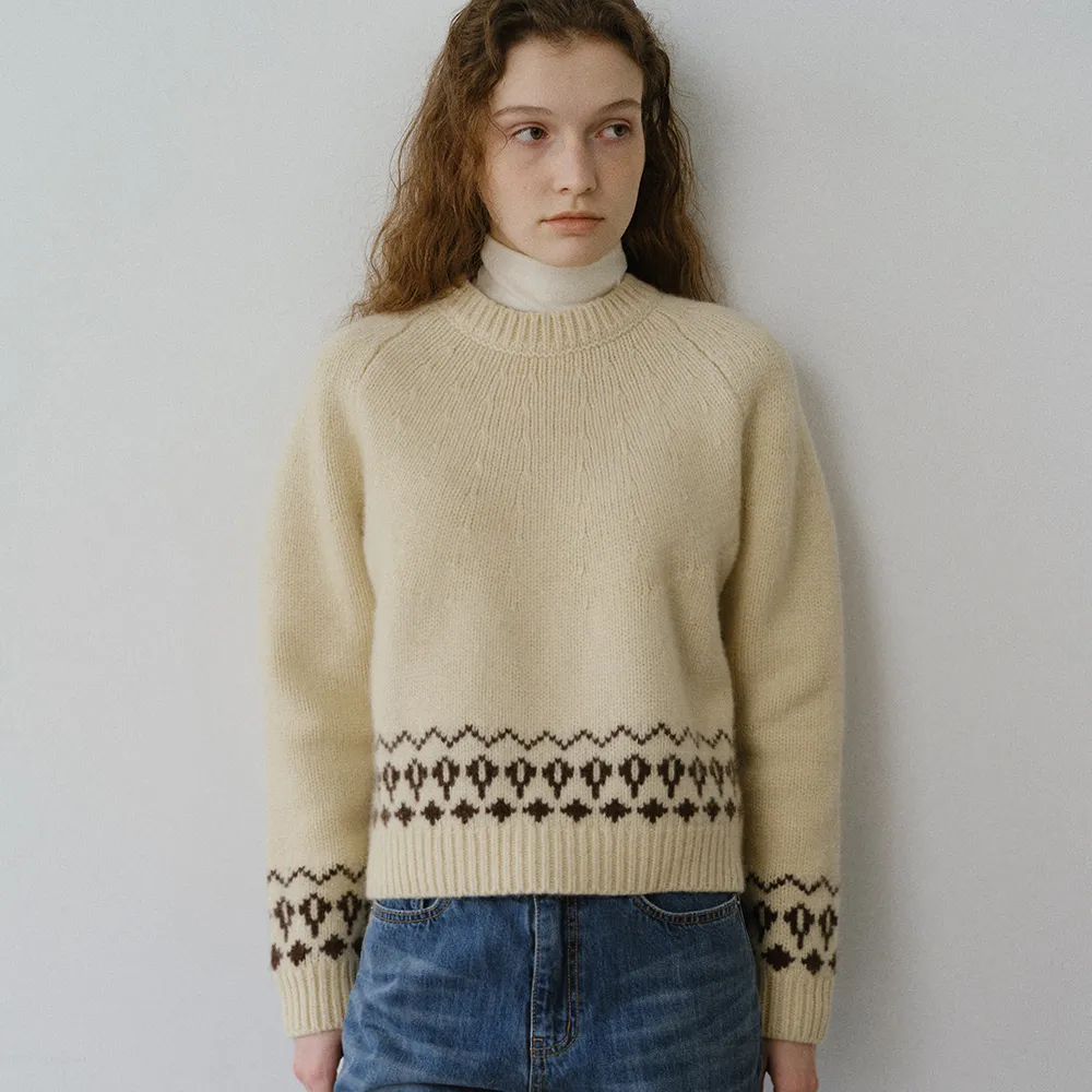 Suri jacquard wool knit_2colors - 감도 깊은 취향 셀렉트샵 29CM