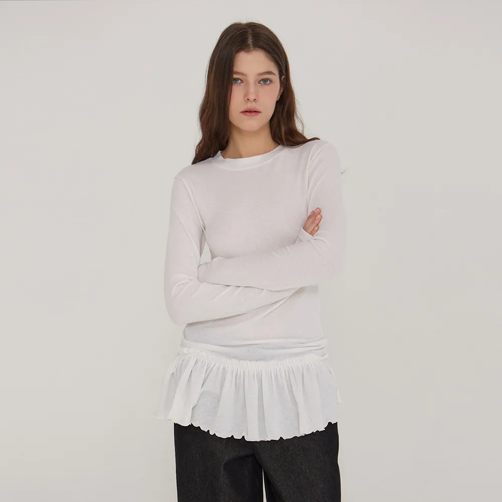 KYRA FRILL LAYERED DRESS - CREAM - 감도 깊은 취향 셀렉트샵 29CM