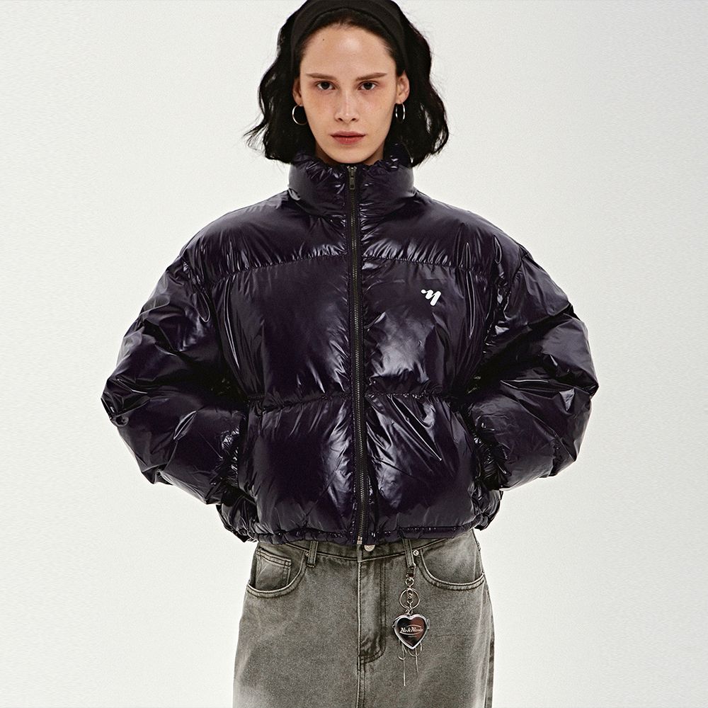 SHINE CROP PUFFER PADDING_NAVY - 감도 깊은 취향 셀렉트샵 29CM