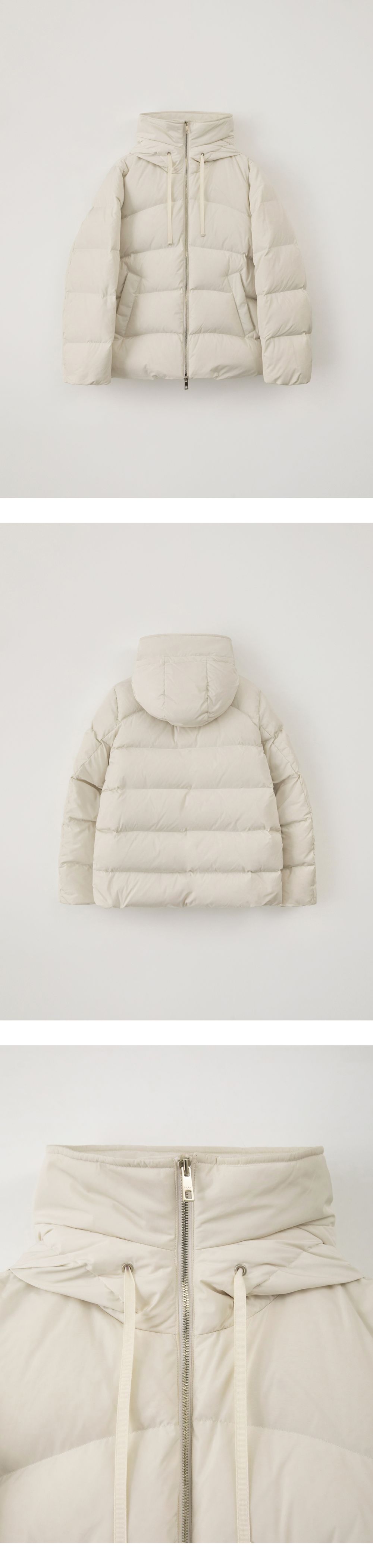 HOODIE GOOSE DOWN PADDING (IVORY) - 감도 깊은 취향 셀렉트샵 29CM